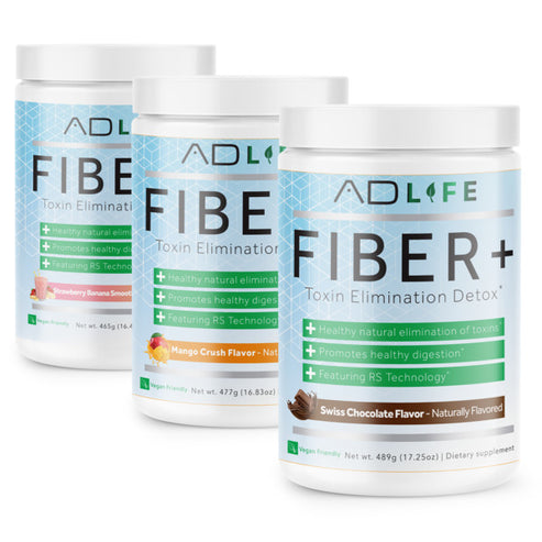 Fiber+ Supplement - Digestive Health Support and Detox | Project AD