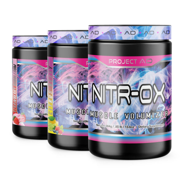 Nitr-Ox Supplement - Muscle Pump and Blood Flow Formula | Project AD