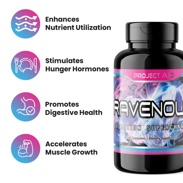 Ravenous Supplement - Appetite and Digestion Support | Project AD